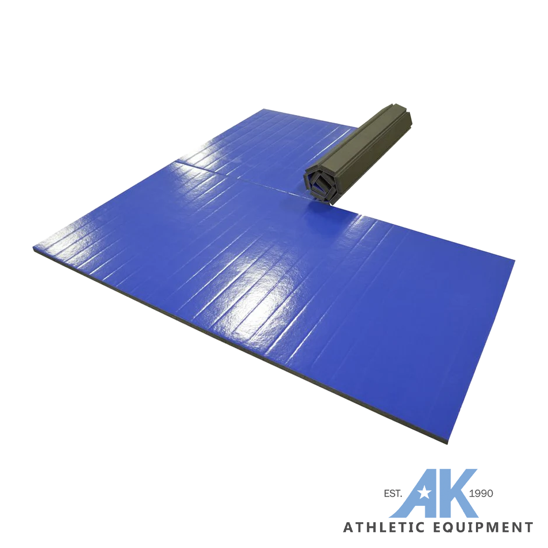 10' x 10' x 1 3/8" Roll-Up Wrestling Mat | AK Athletic Equipment
