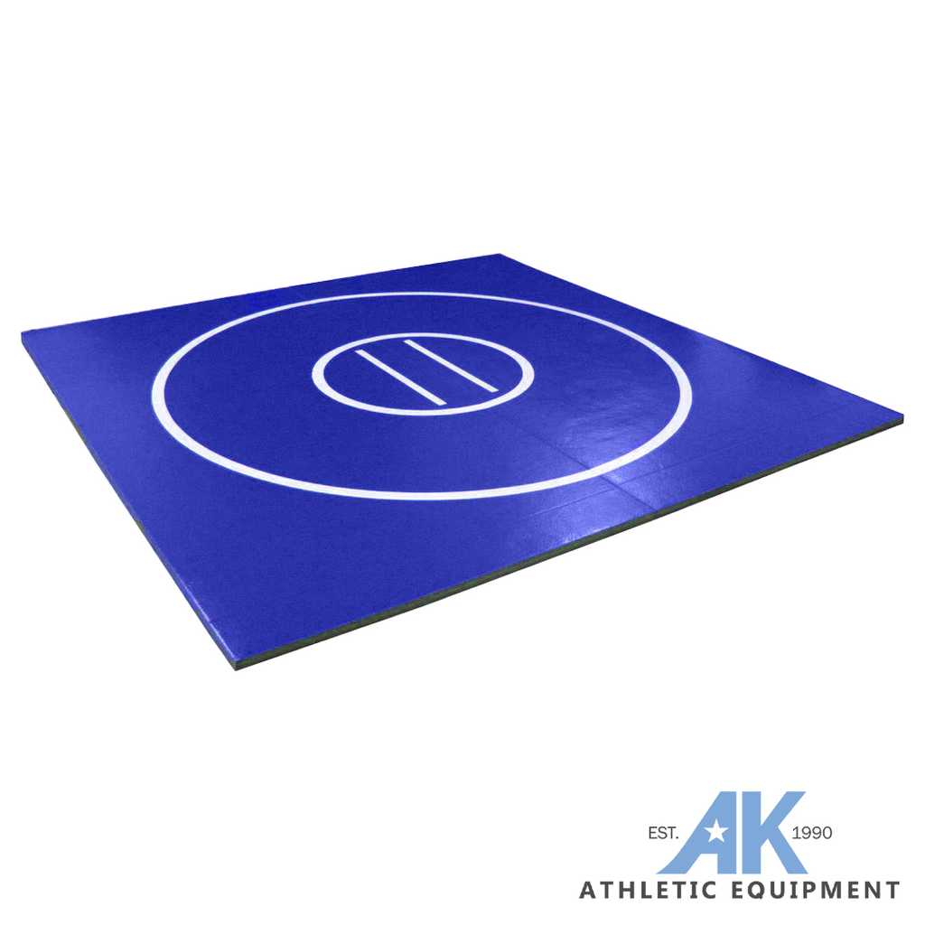 10' x 10' x 1 3/8" Roll-Up Wrestling Mat | AK Athletic Equipment