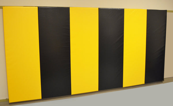 4' Tall x 8' Wide x 2" Thick Removable Folding Gym Wall Pad | AK ...