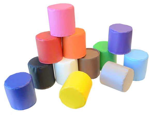 Color Fun Rainbow Block Set - Round | AK Athletic Equipment
