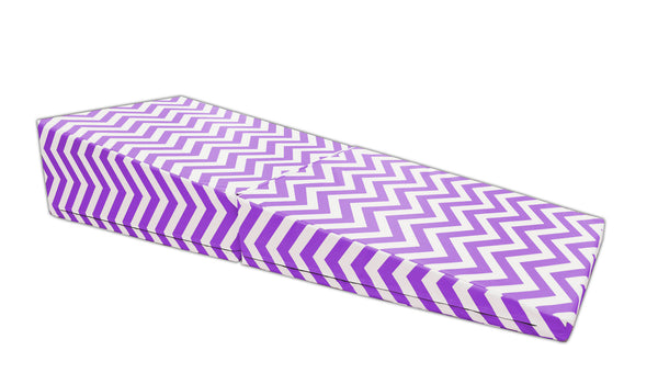 Chevron Zig Zag 29"x 72"x14" Folding Triangle Incline Gymnastics Wedge ...